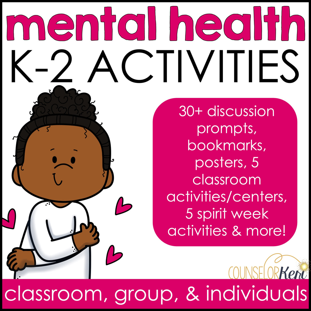K-2 Mental Health Awareness Activities: Mental Health Centers, Discuss ...