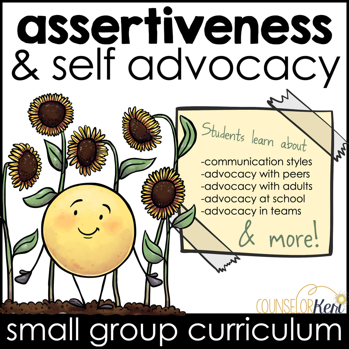 Assertiveness and Self Advocacy Small Group Counseling Curriculum ...