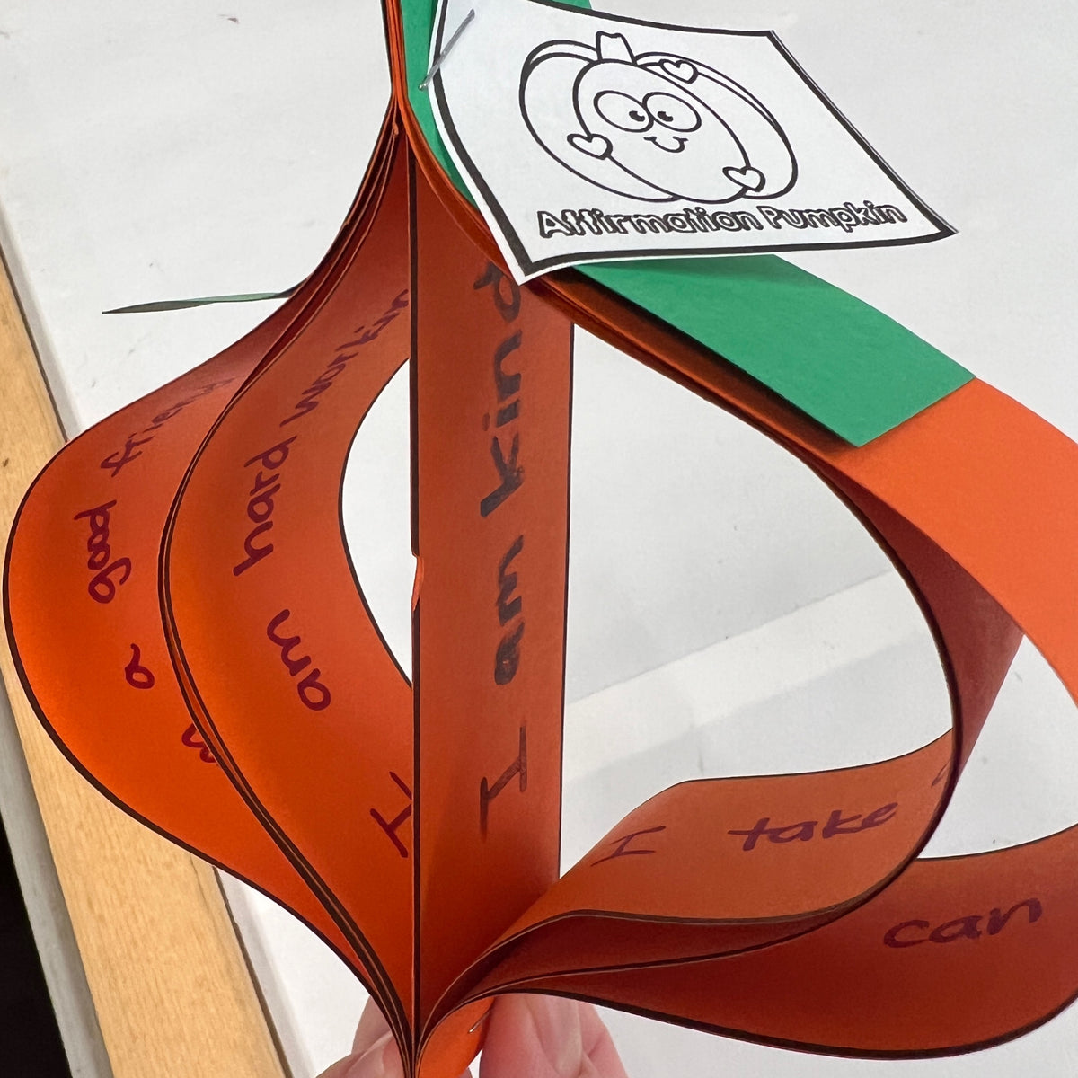 Affirmations Fall Counseling Activity: Self Talk Lesson Plan for Couns ...