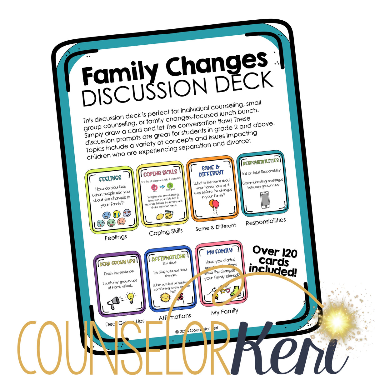 Divorce & Separation Activity: Family Changes Discussion Prompts for C ...