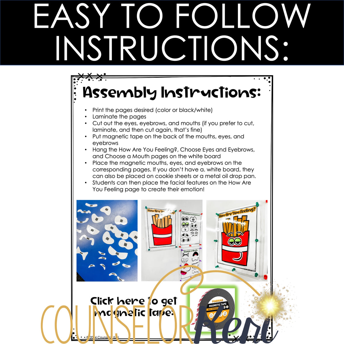 Build a Feeling Fries: How Are You Feeling SEL Tool – Counselor Keri