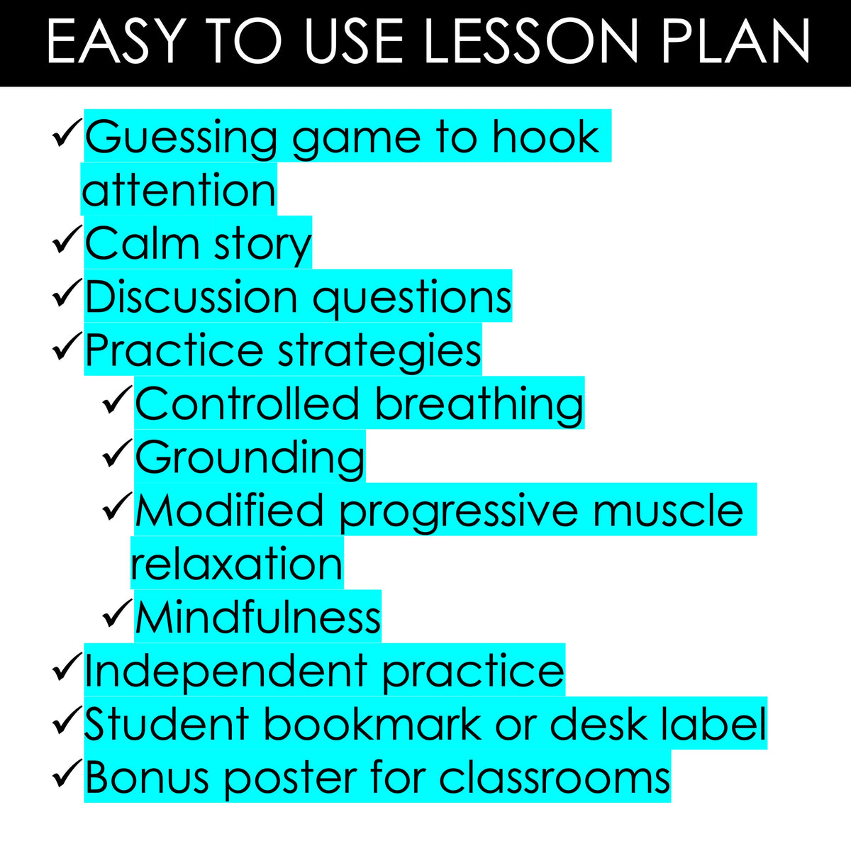 I Feel Calm Counseling Activity: Calm Lesson for Kindergarten Counseli ...