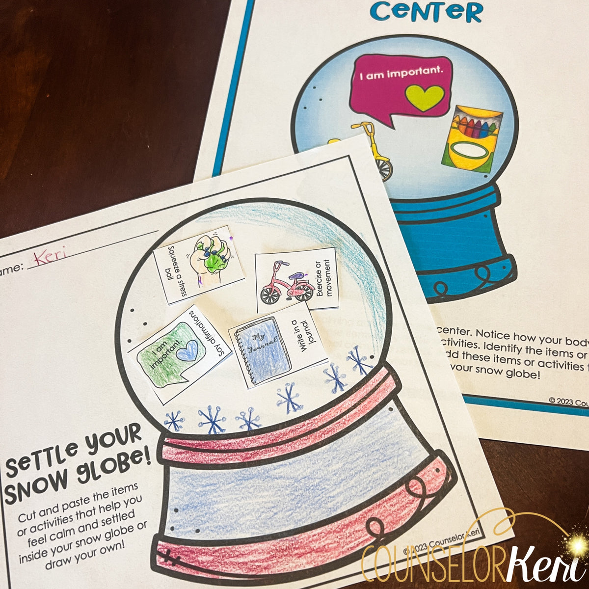 Winter SEL Centers: Winter Counseling Activities for Classroom Counsel ...