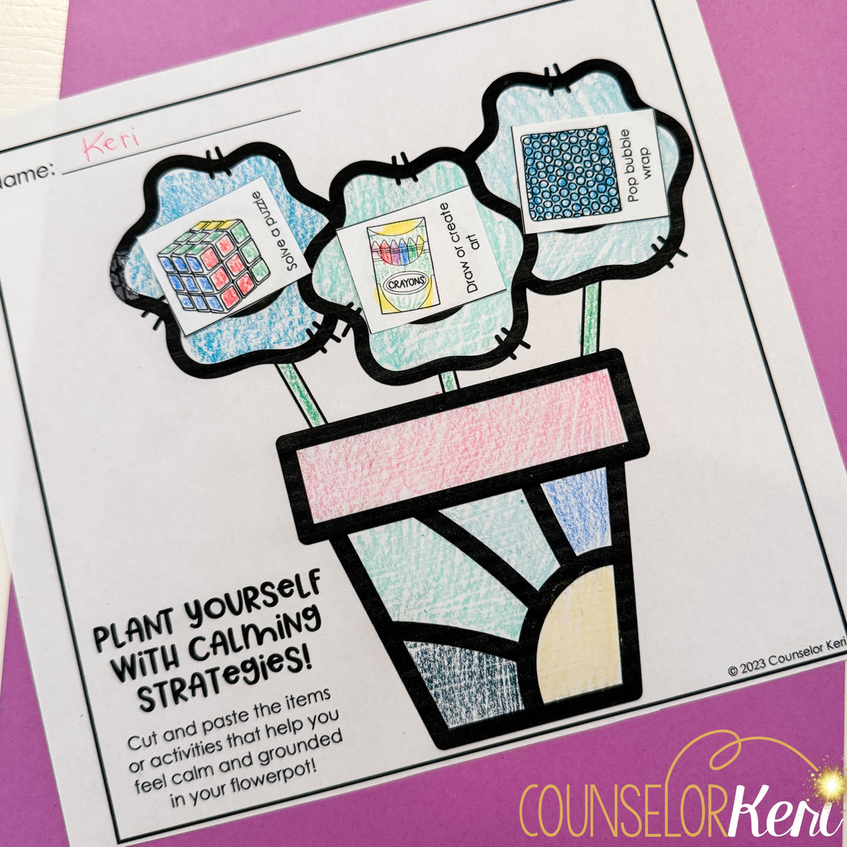 Spring SEL Centers: Spring Counseling Activities for Classroom Counsel ...