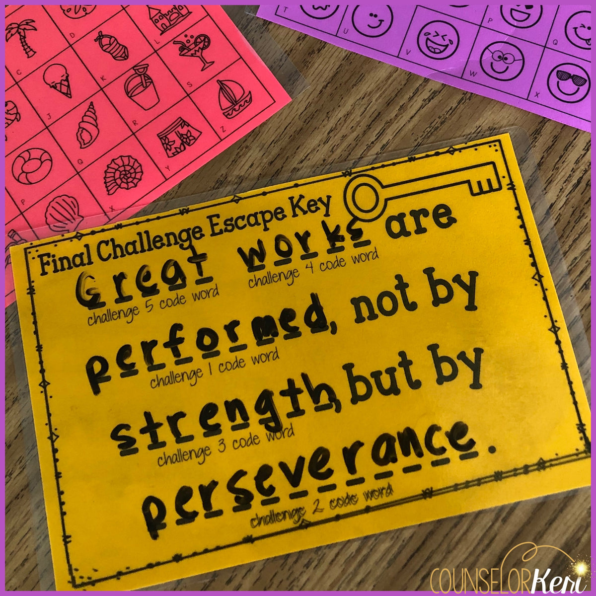 Growth Mindset Escape Room: Growth Mindset Activity for School Counsel ...