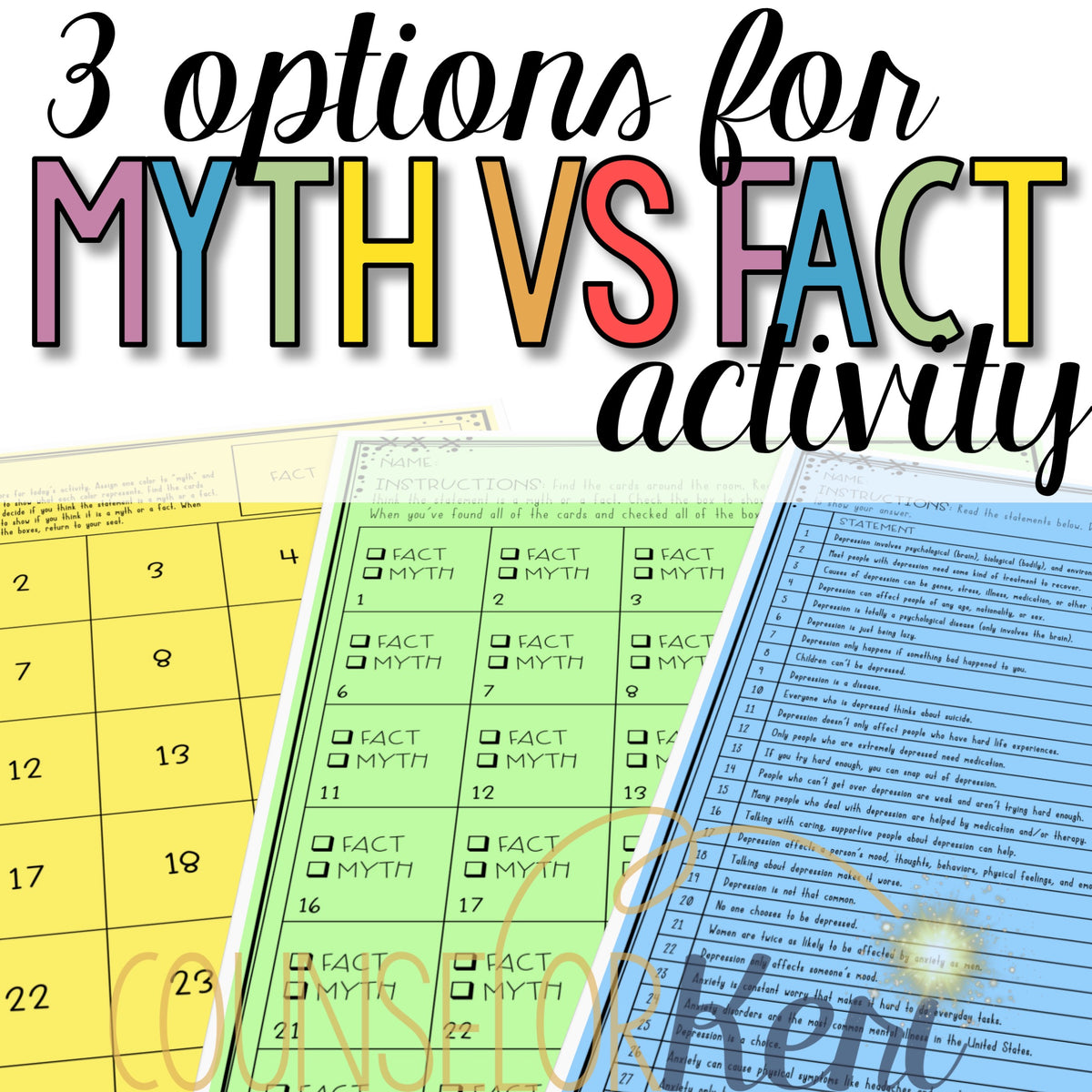 Depression and Anxiety Classroom Guidance Lesson Activities – Counselor ...