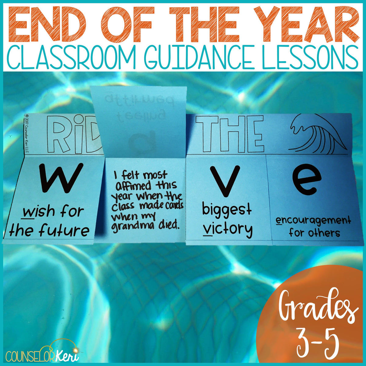 End of the Year Reflection School Counseling Classroom Guidance Lesson ...