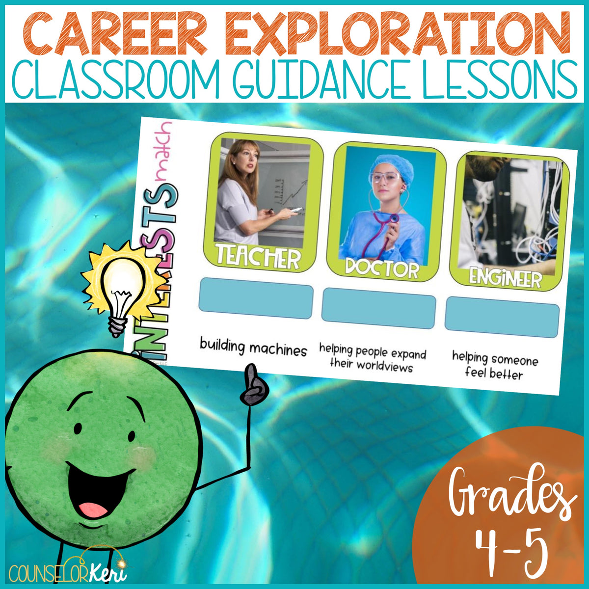 Career Exploration Classroom Guidance Lesson for Elementary School Cou ...