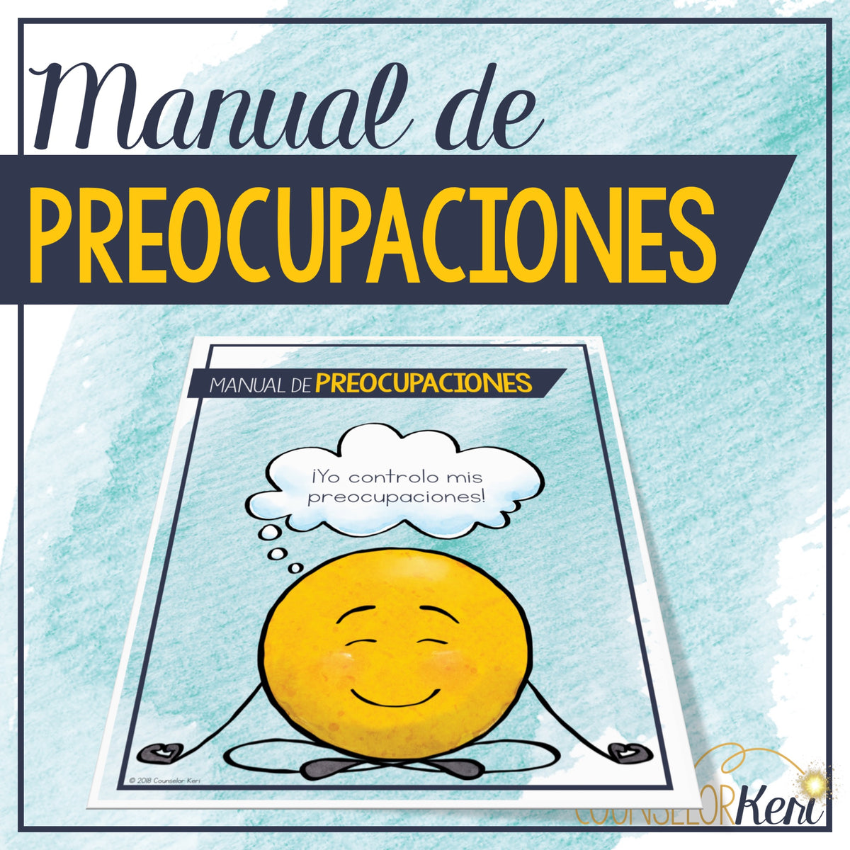 Spanish Worry Workbook Managing Worry Activities & Spanish Counseling ...