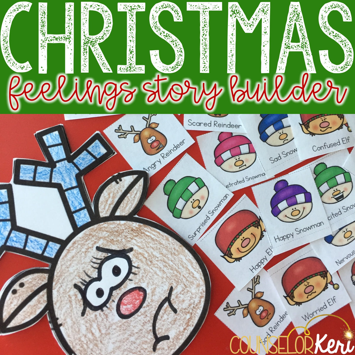 Christmas Classroom Guidance Lesson for Cooperation and Feelings/Emoti ...