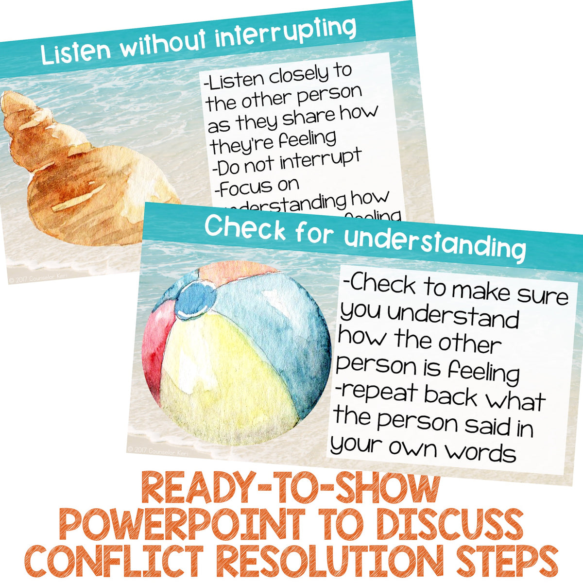 Conflict Resolution Classroom Guidance Lesson for Elementary School Co ...