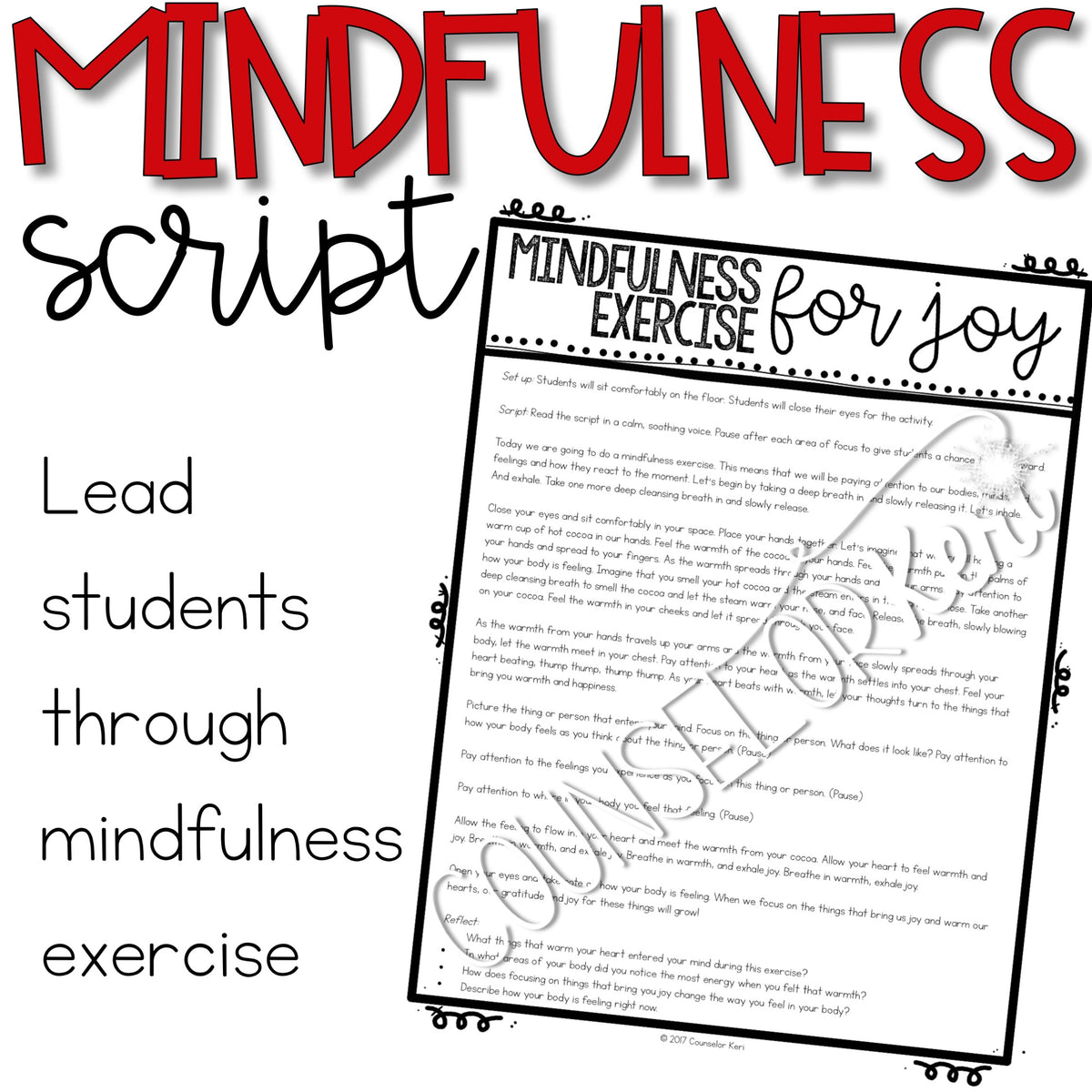 Winter Mindfulness Activity and Winter Craft to Express Joy and Gratit ...