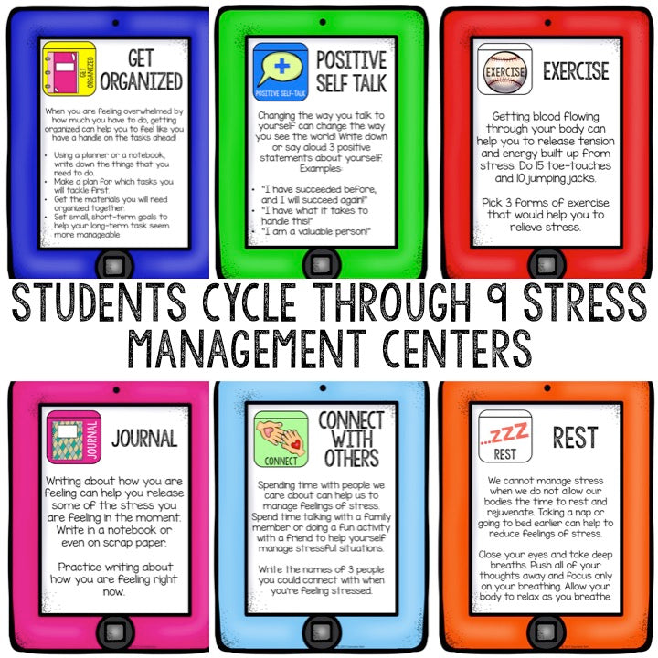 Stress Management/Coping Skills Classroom Guidance Lesson for School C ...