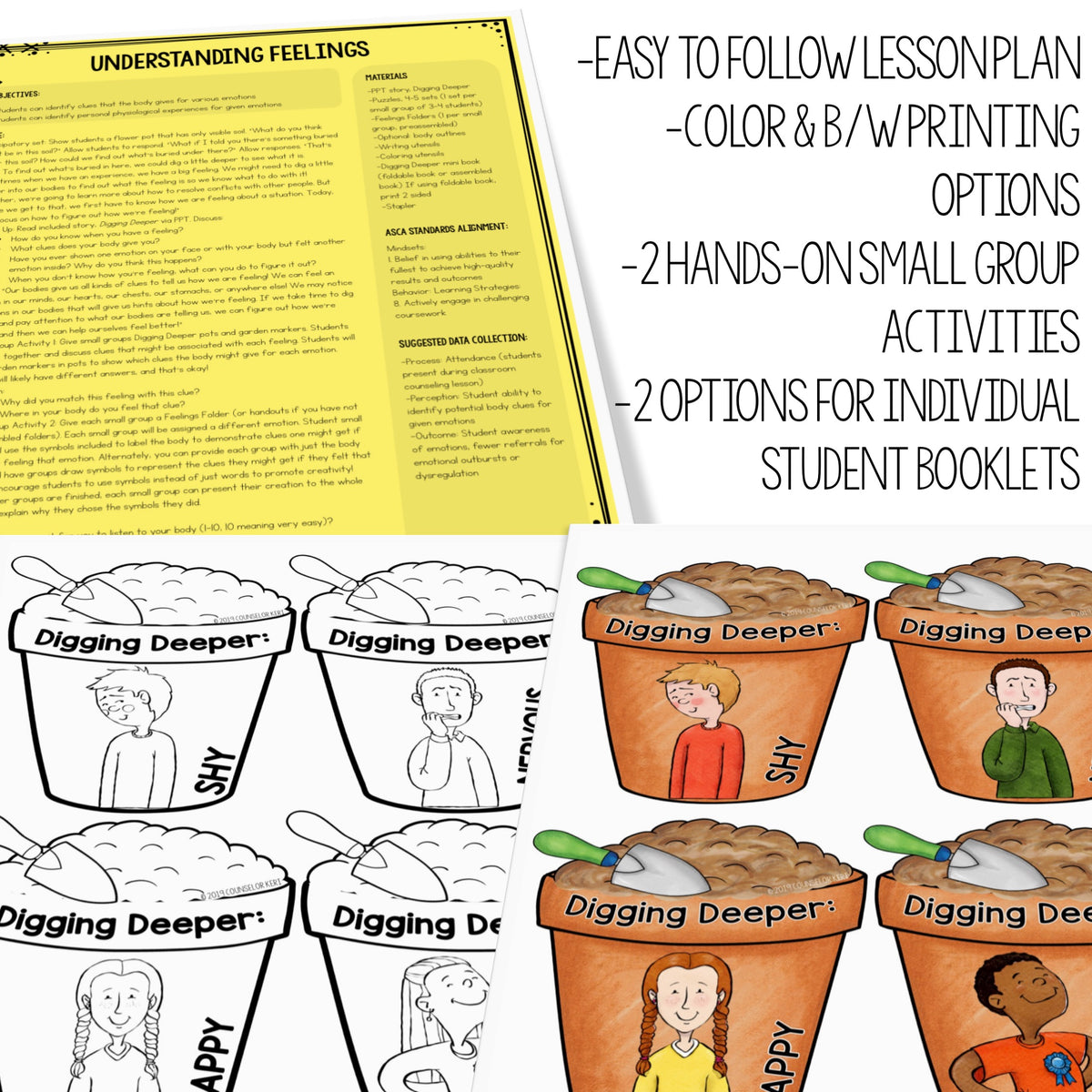 Identifying Emotions Classroom Guidance Lesson - Understanding Feeling ...