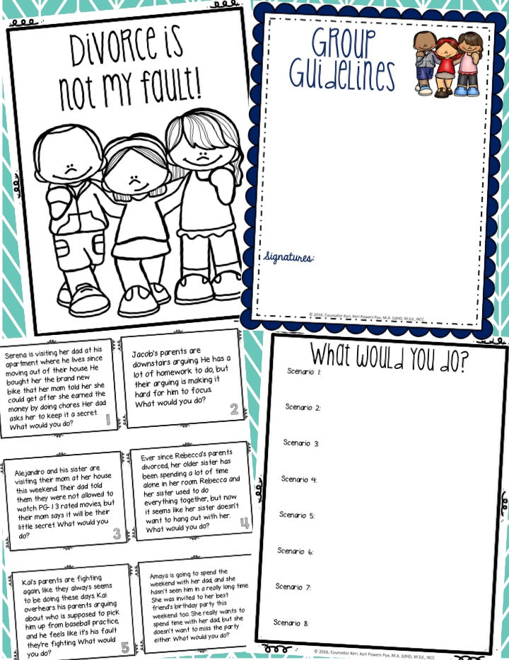 Family Changes Small Group Counseling Program for Divorce or Separatio ...