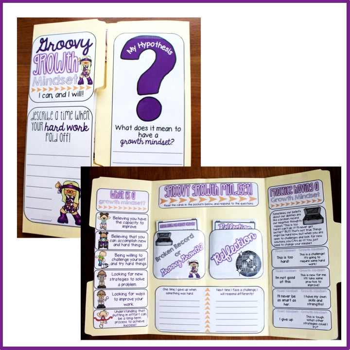 Elementary School Counseling Lap Book: Growth Mindset – Counselor Keri