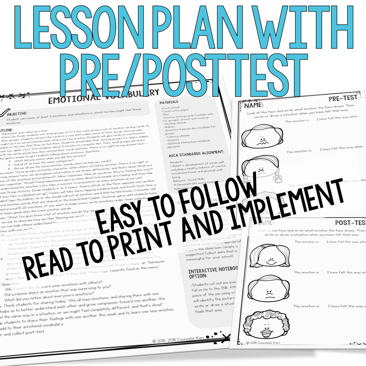 Feelings Activity: Talking About Feelings Classroom Guidance Lesson ...