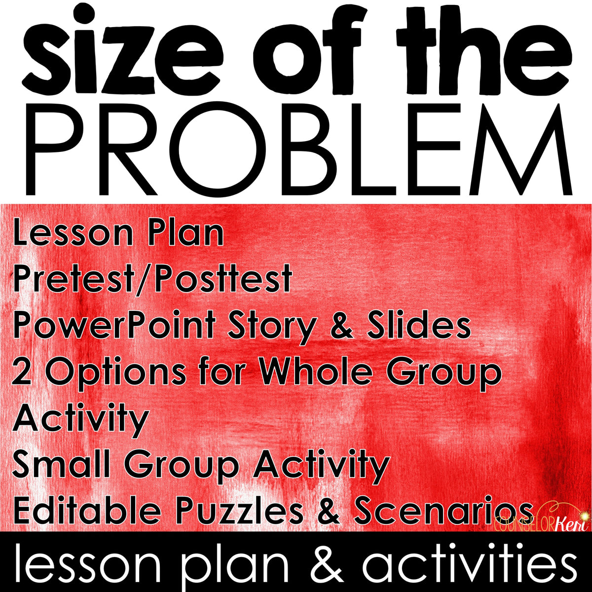 Size of the Problem Classroom Guidance Lesson for School Counseling ...