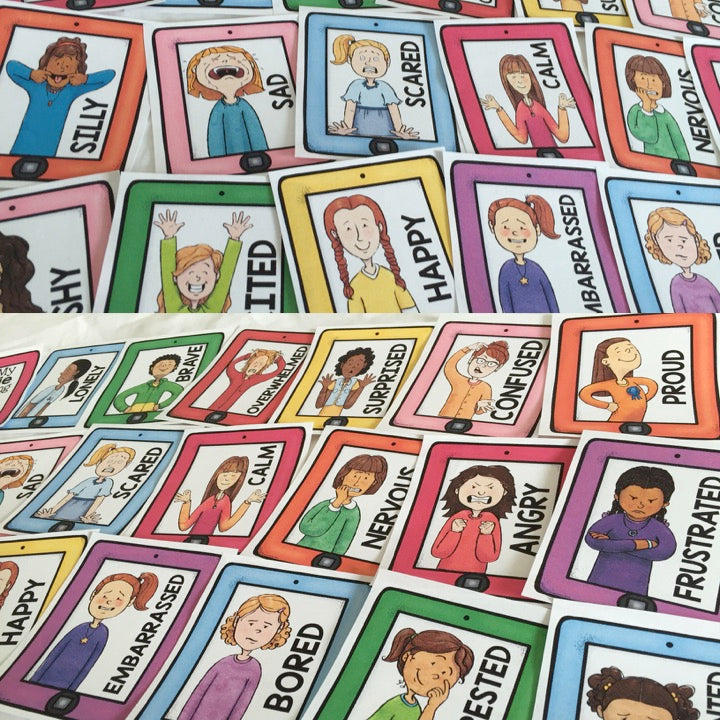 Feelings/Emotions Posters and Flash Cards - School Counseling ...