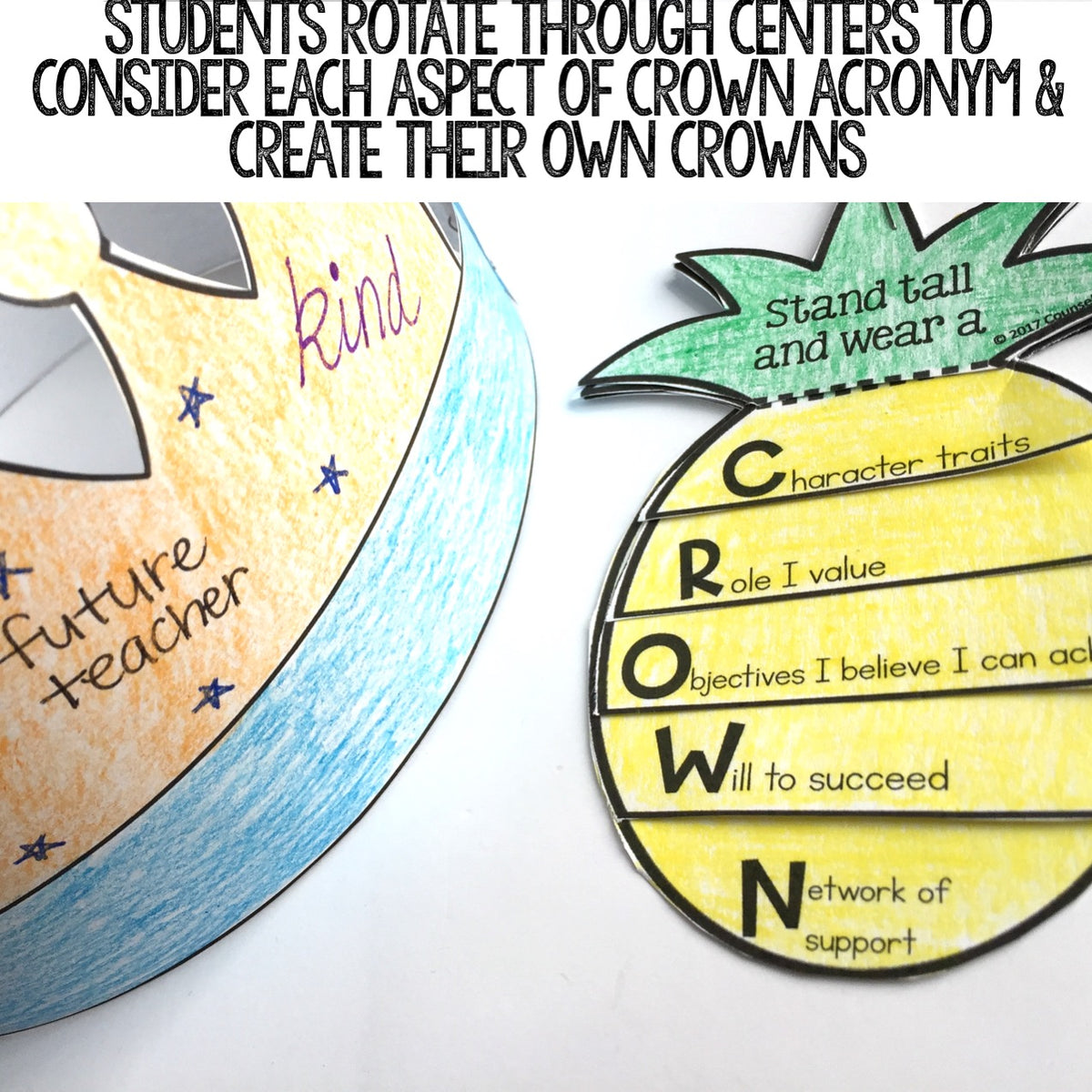 Self Esteem Classroom Guidance Lesson for School Counseling Pineapple ...