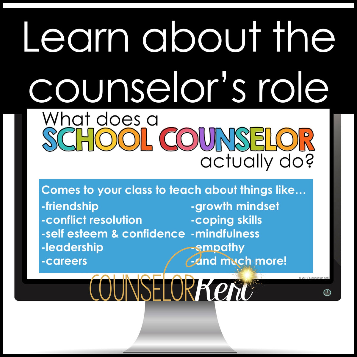 Meet the Counselor Classroom Guidance Lesson for Back to School ...