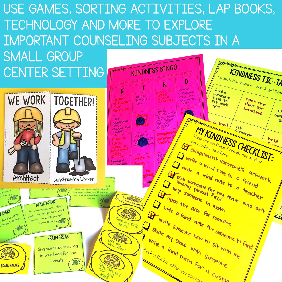 School Counseling Centers: Over 50 Activities for Centers in School Co ...