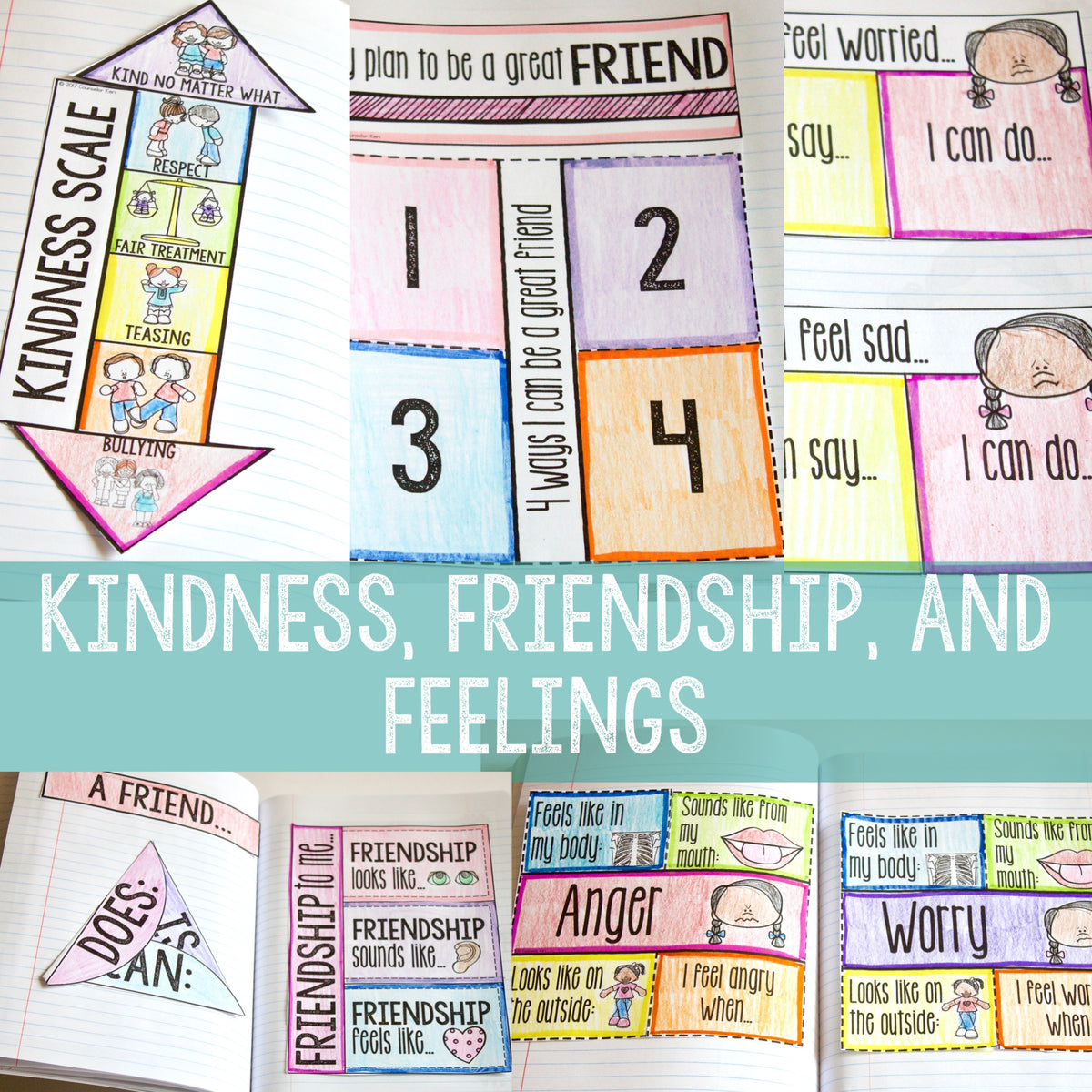 School Counseling Interactive Notebook for Early Elementary/Primary St ...