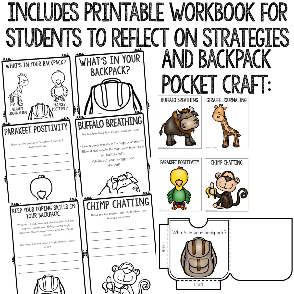 Coping Skills Classroom Guidance Lesson for Early Elementary School Co ...