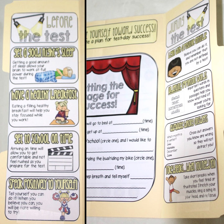 Elementary School Counseling Lap Book: Test-Prep and Test-Taking Skill ...