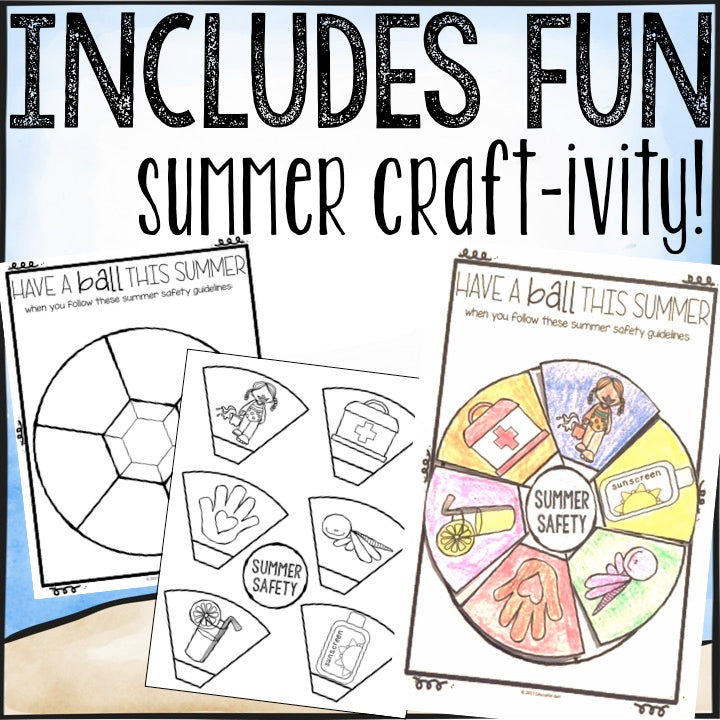 Summer Safety Classroom Guidance Lesson for Elementary School Counseli ...