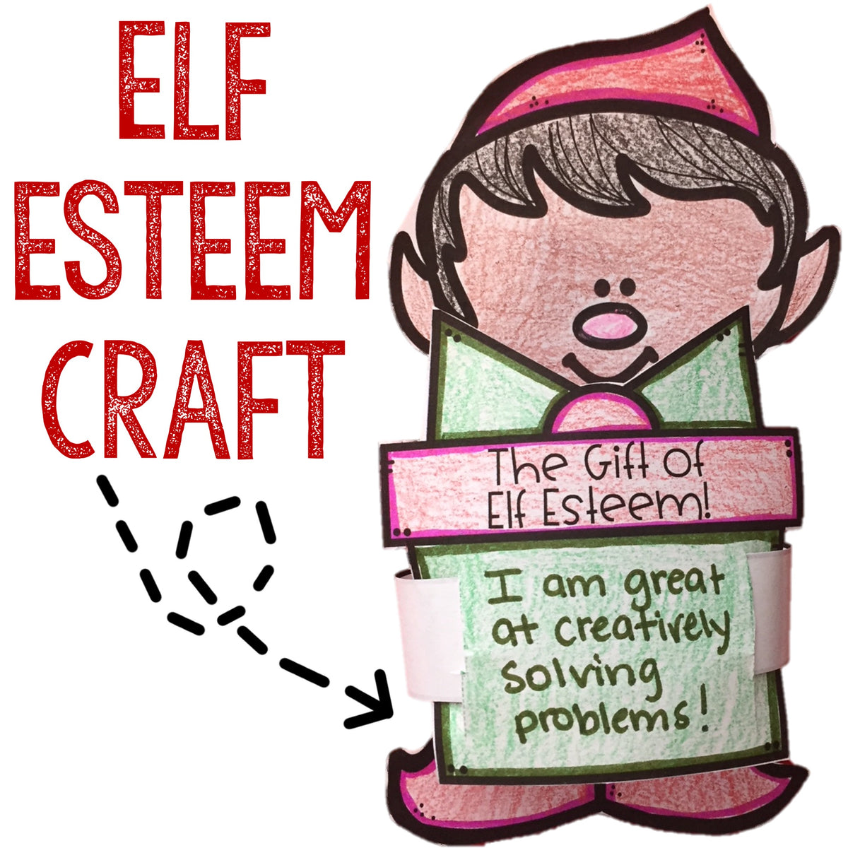 Self Esteem Christmas Classroom Guidance Lesson Holiday Activity ...
