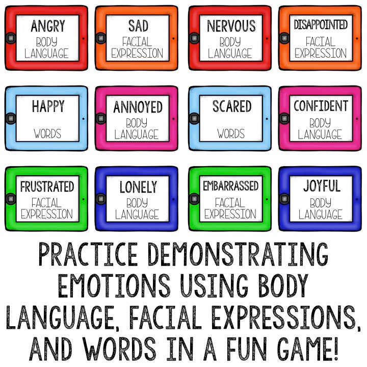 Inferring Emotions/Feelings Classroom Guidance Lesson for School Couns ...