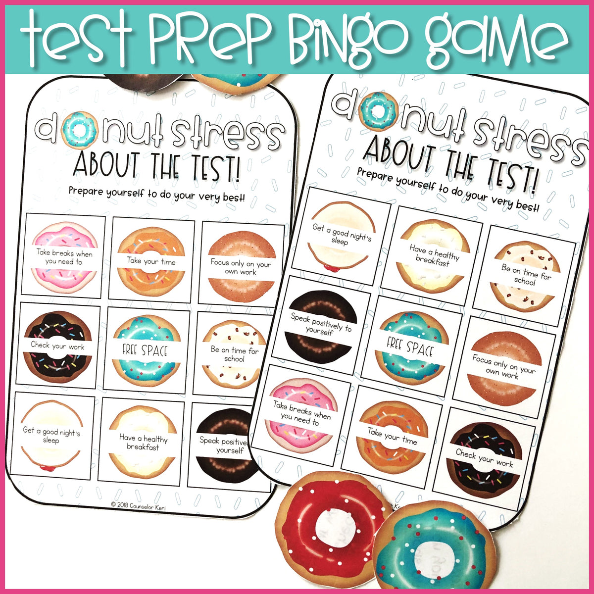 Test Prep Strategies Classroom Guidance Lesson & Bulletin Board ...