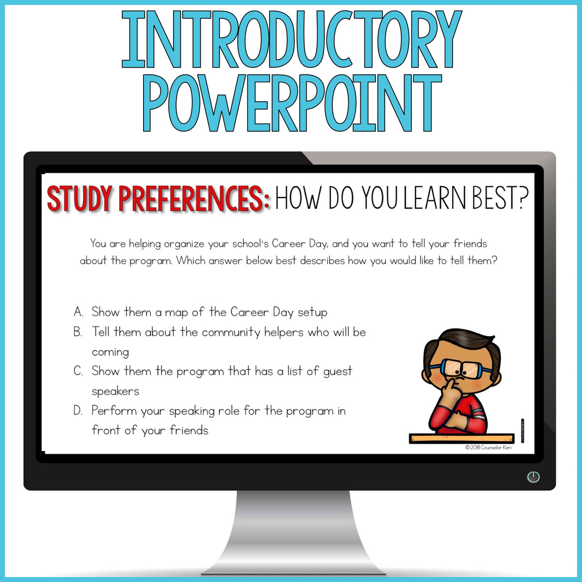 Study Skills Classroom Guidance Lesson for School Counseling ...