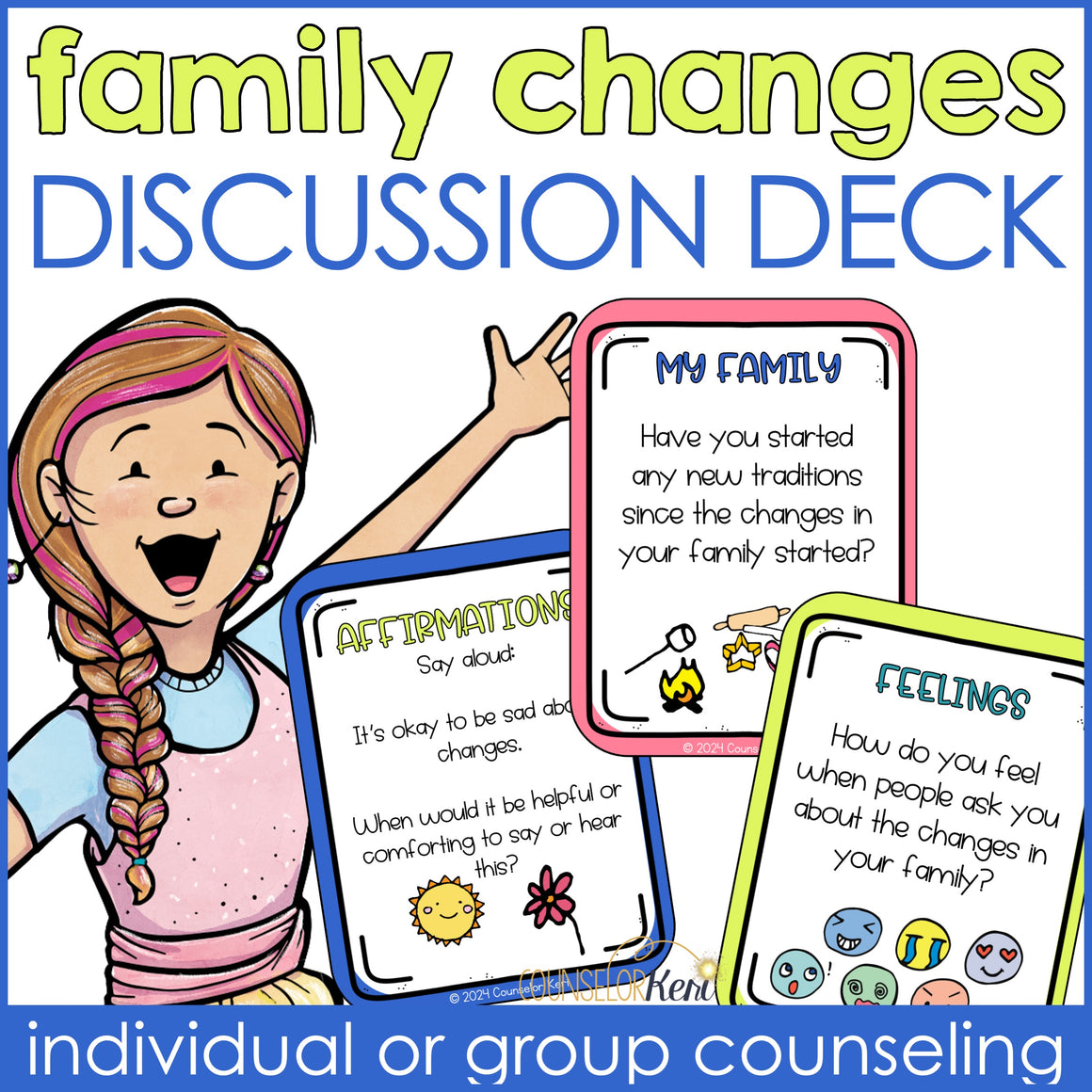 Divorce & Separation Activity: Family Changes Discussion Prompts for C ...