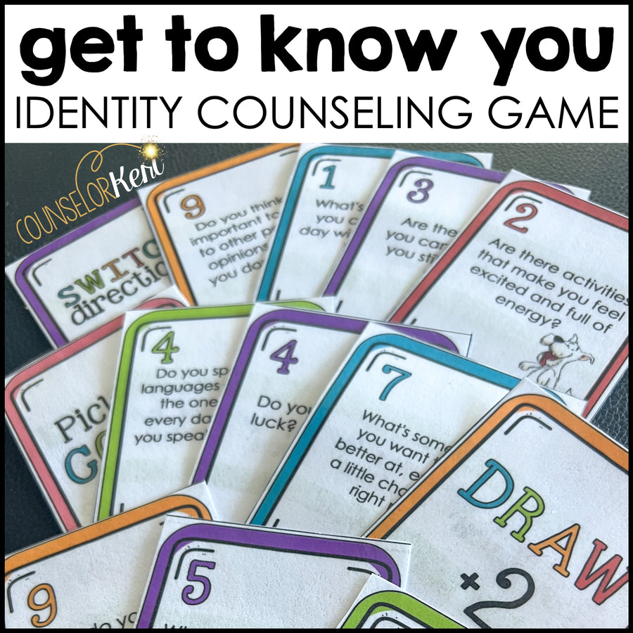 Get to Know You Activity: Identity Activity for School Counseling Grou ...