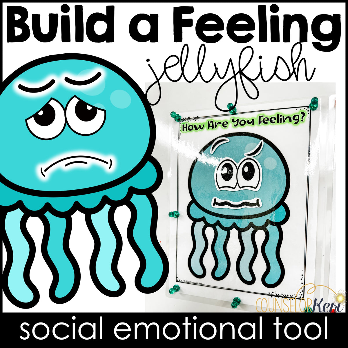Build a Feeling Jellyfish: How Are You Feeling SEL Tool – Counselor Keri
