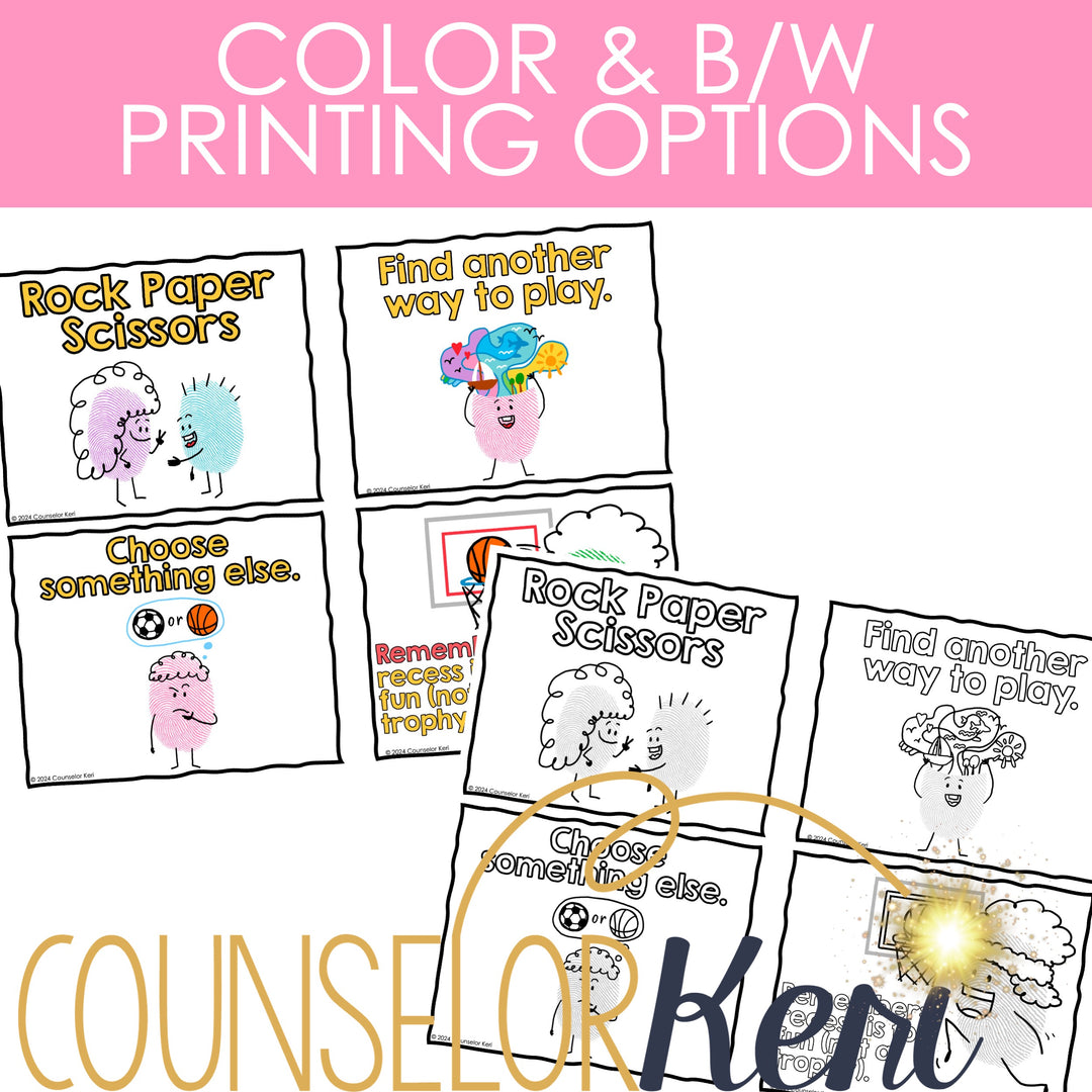 Recess Problem Solving Bulletin Board & Recess Problem Strategy Cards ...