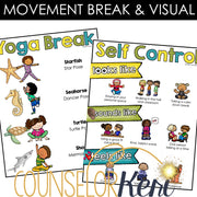 Self Control Counseling Activity: Self Control Lesson for Grades 1-2 C ...