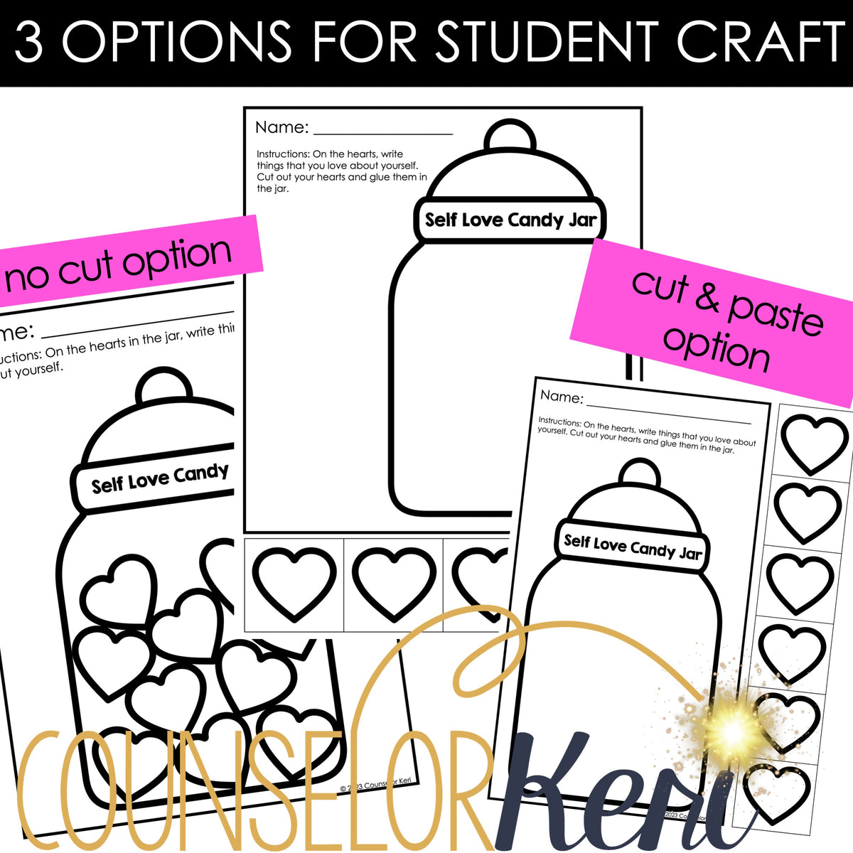 Valentine's Day Self Love Mindfulness Activity Valentines Day Craft ...