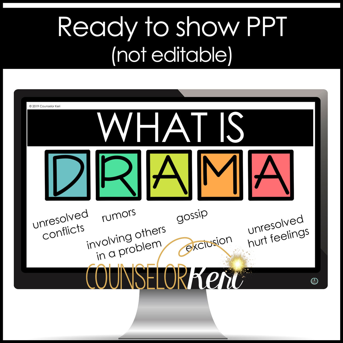 Dealing with Drama Classroom Guidance Lesson for School Counseling ...