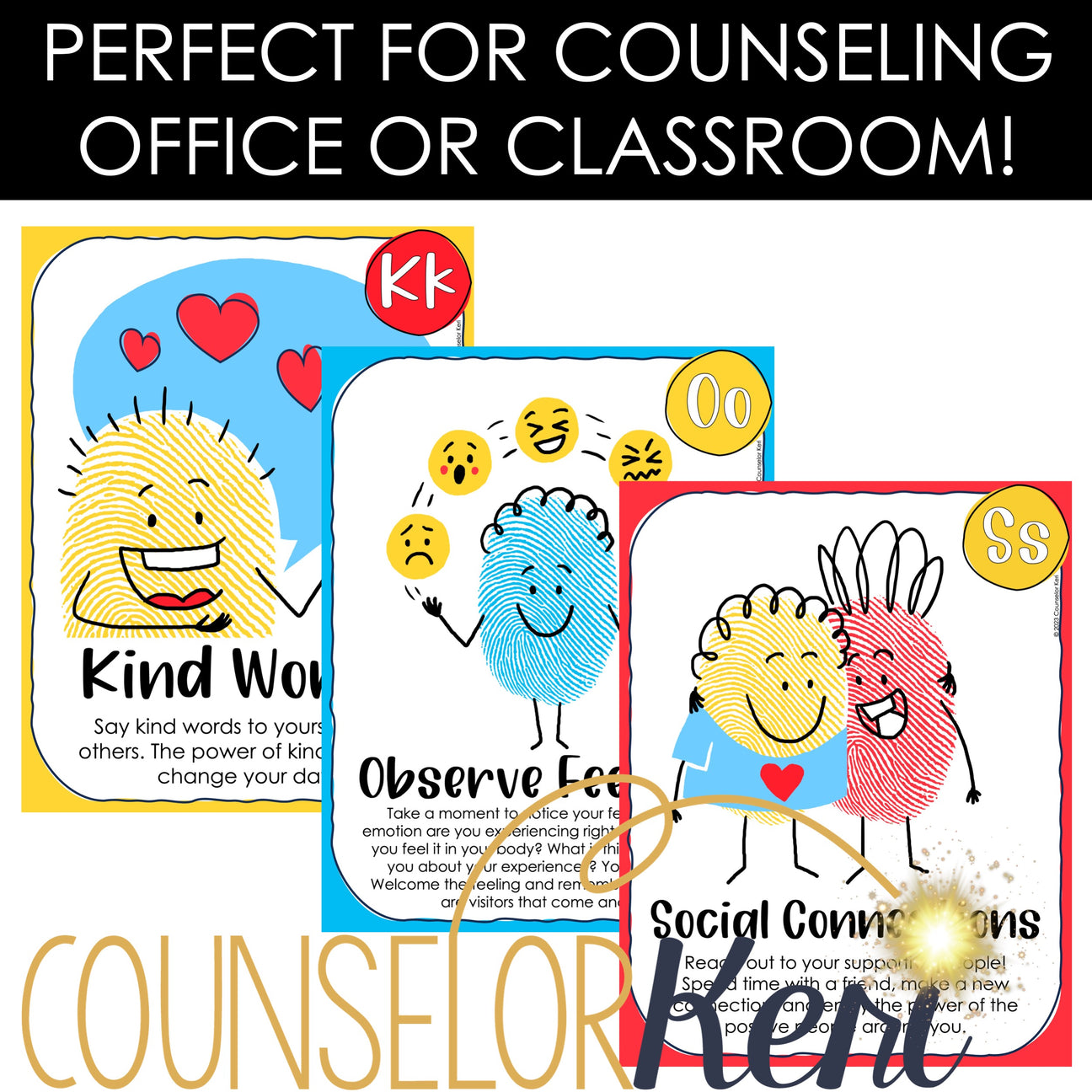 Coping Skills from A to Z Bulletin Board: Calming Strategies Bulletin ...