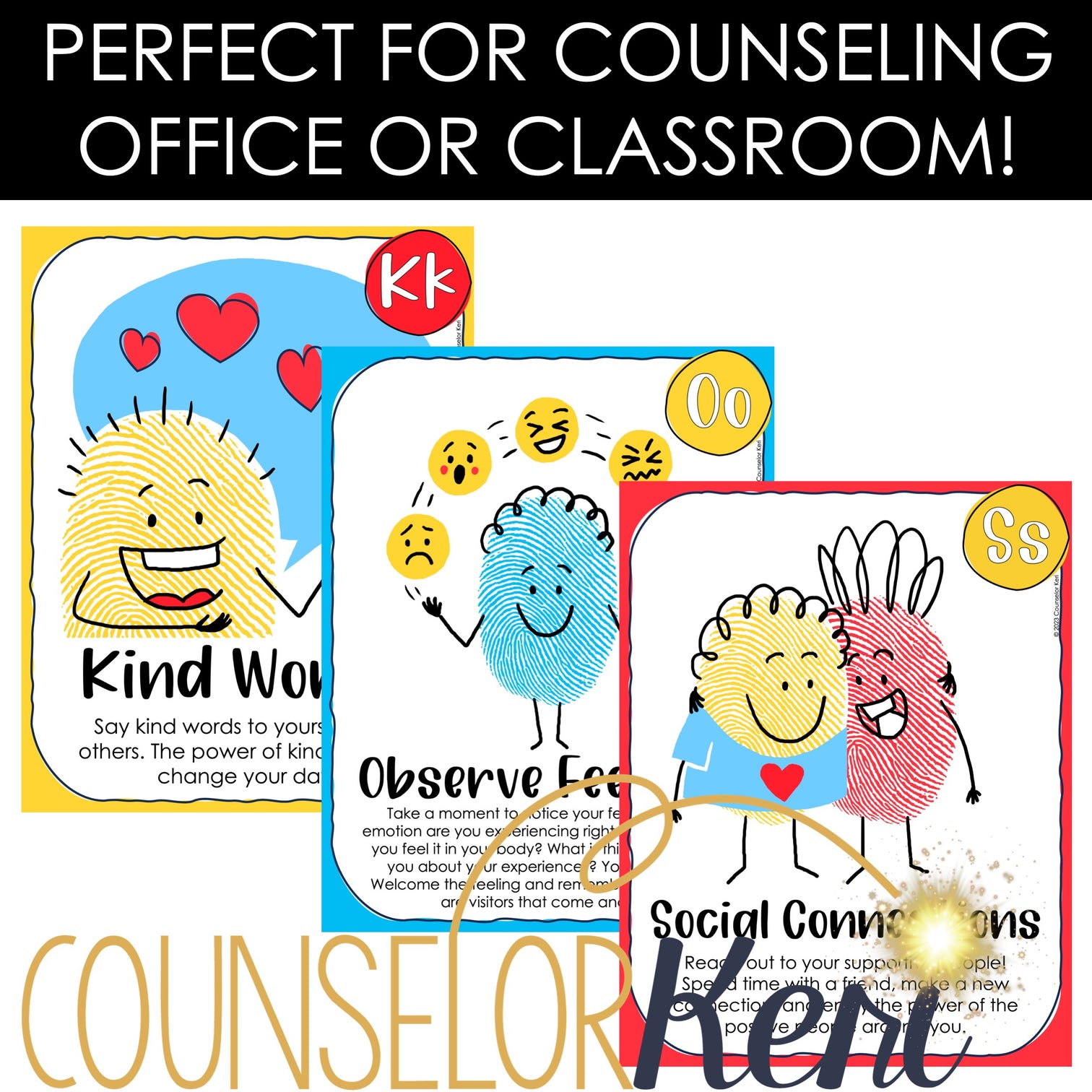 Coping Skills from A to Z Bulletin Board: Calming Strategies Bulletin ...