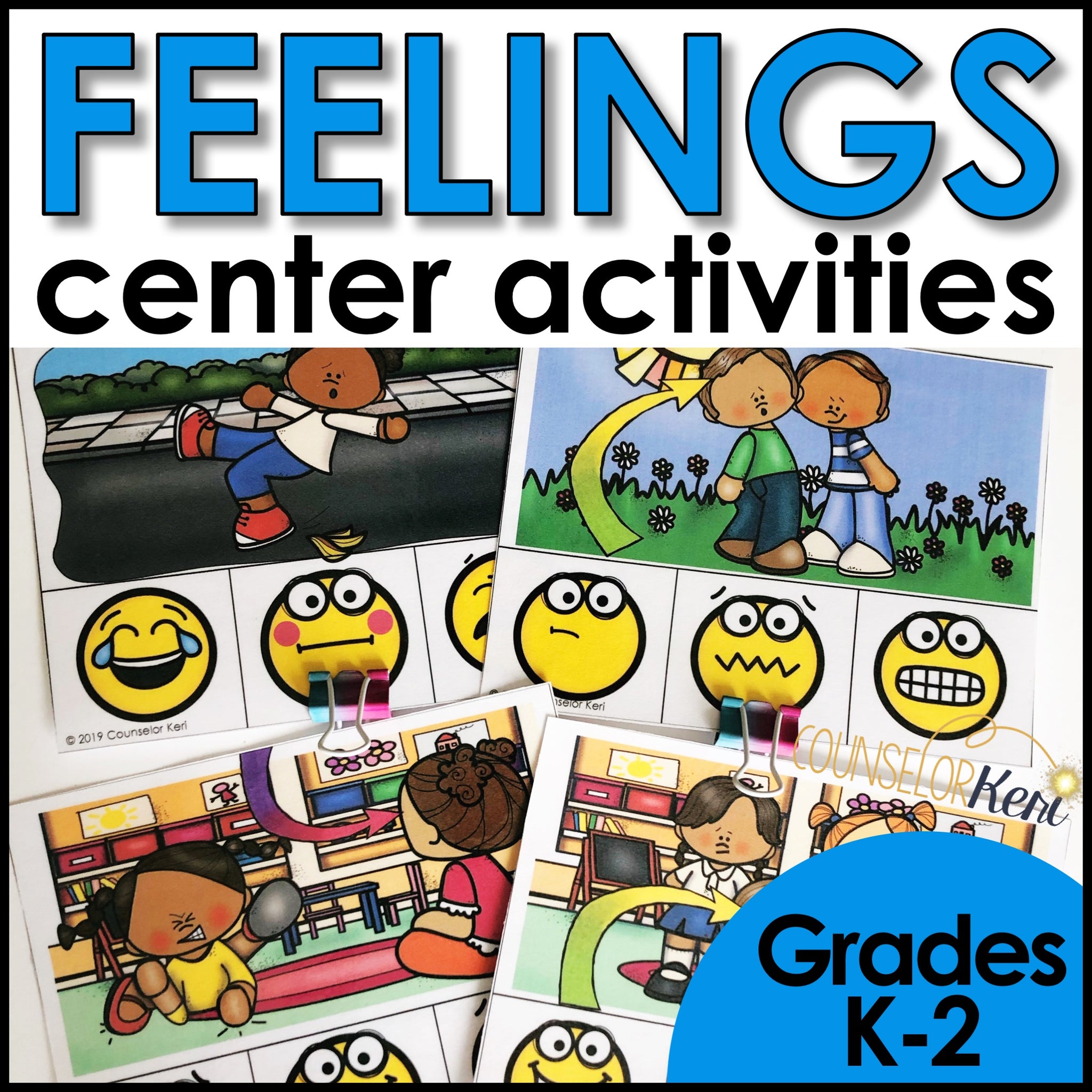 Feelings Activity School Counseling Centers Classroom Guidance Lesson ...