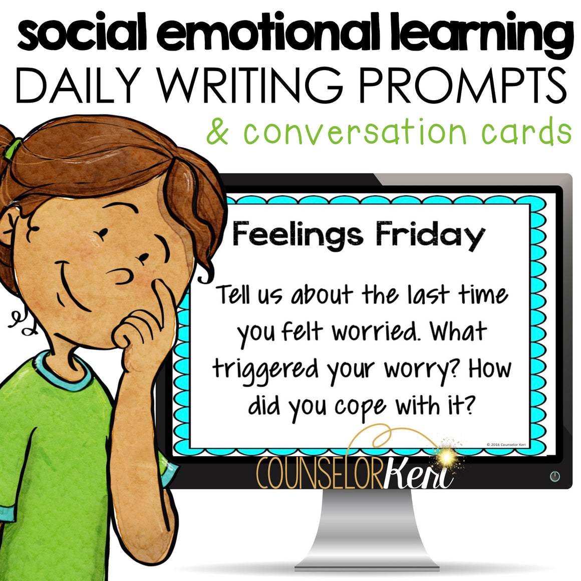 Social Emotional Learning SEL Writing Prompts and Conversation Starter ...