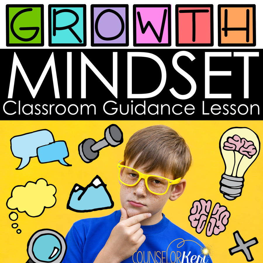 Growth Mindset Classroom Guidance Lesson & Bulletin Board – Counselor Keri