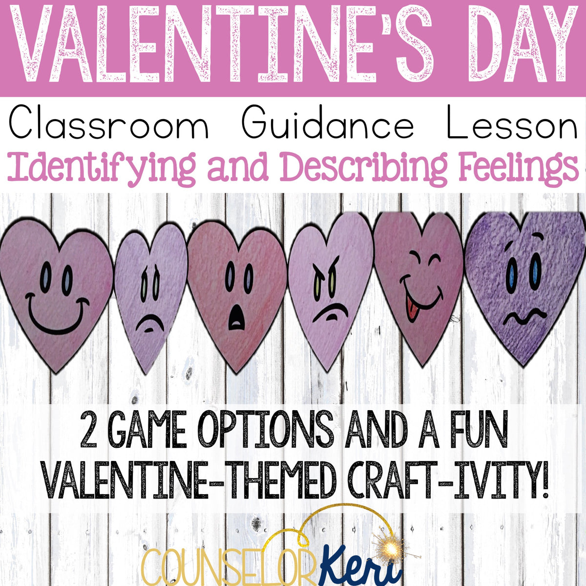 Valentine's Day Activity Classroom Guidance Lesson to Explore Feelings ...