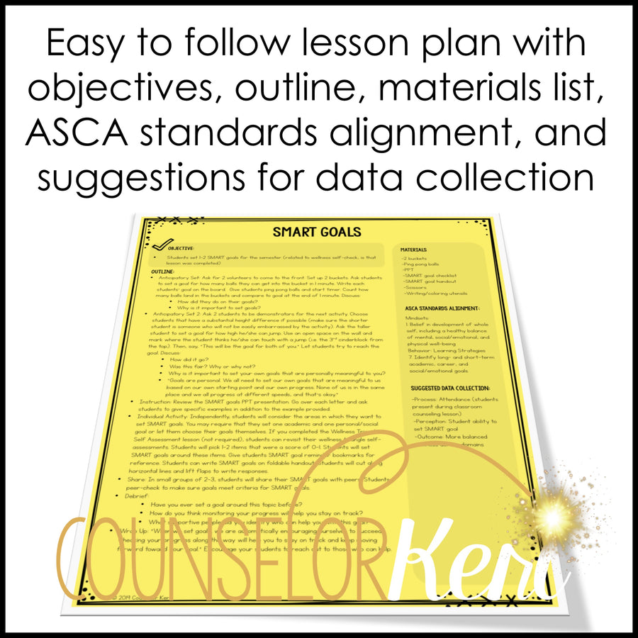 SMART Goals Classroom Guidance Lesson – Counselor Keri