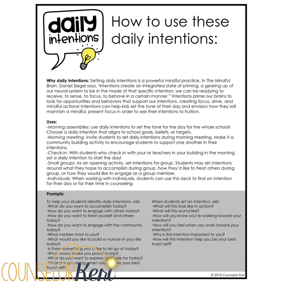 180 Mindful Daily Intentions: Set Daily Intentions for Mindful Practic ...
