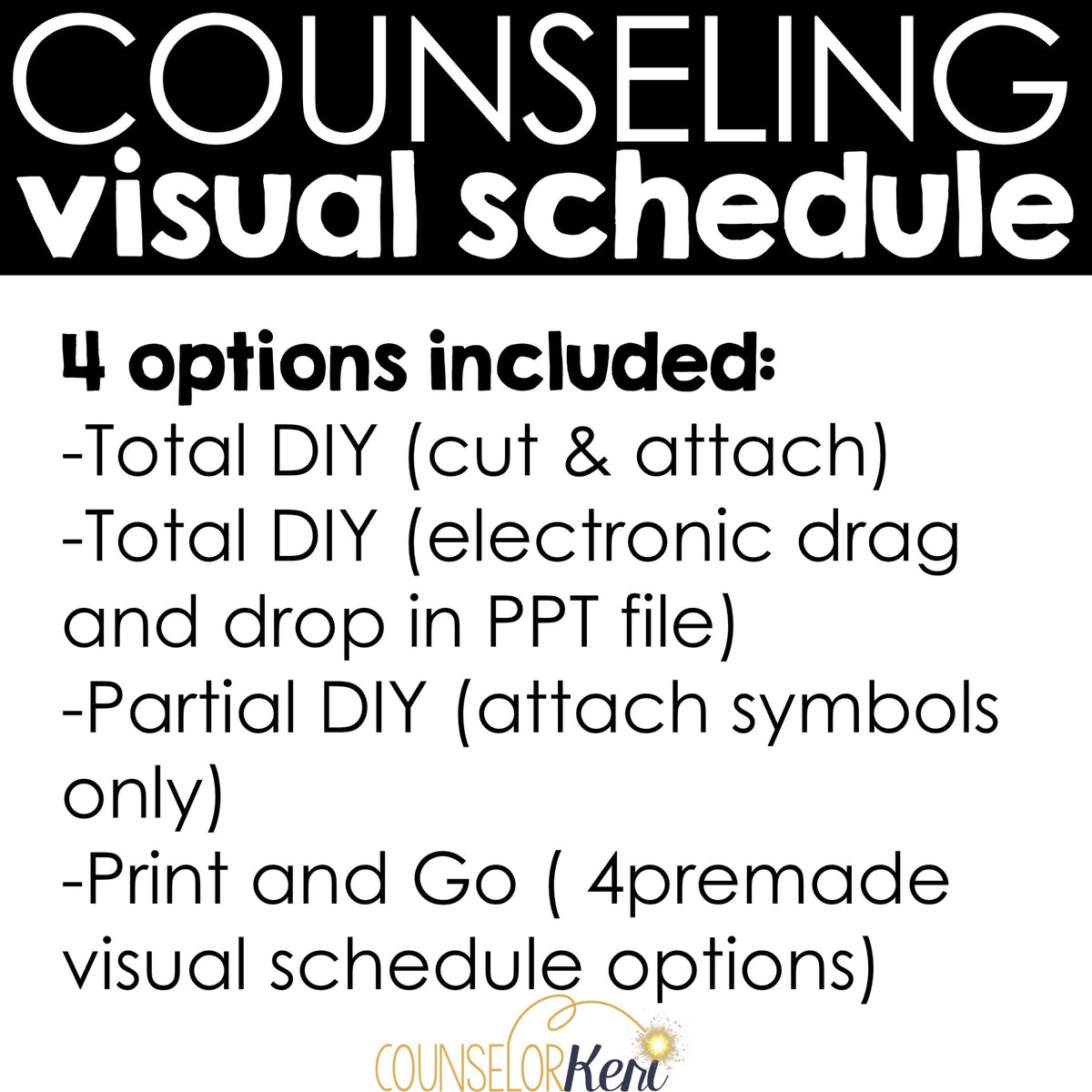 Counseling Visual Schedules for Classroom Guidance and Group Routines ...
